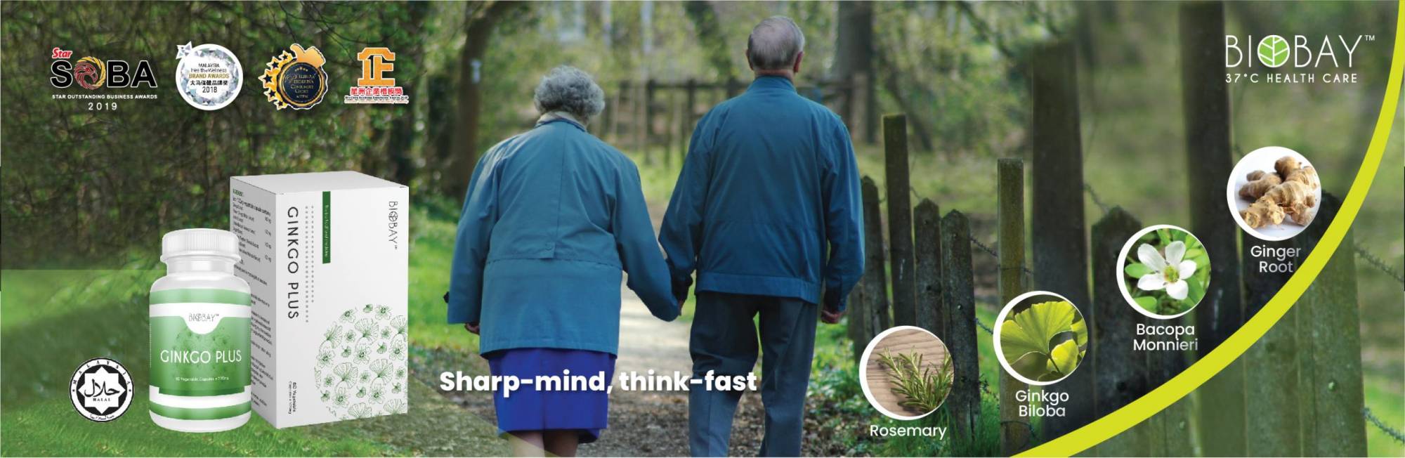 BIOBAY Ginkgo Plus 60 capsules