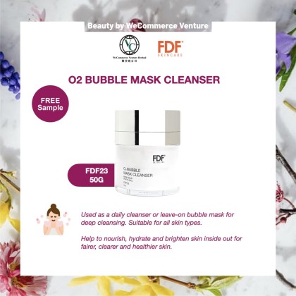 FDF Skincare o2 Bubble Mask Cleanser 50g